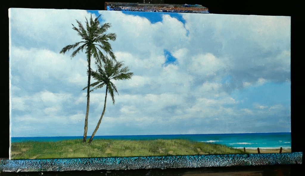 The Two Palms - An Acrylic Painting Lesson ONLINE with Tim Gagnon | Tim ...