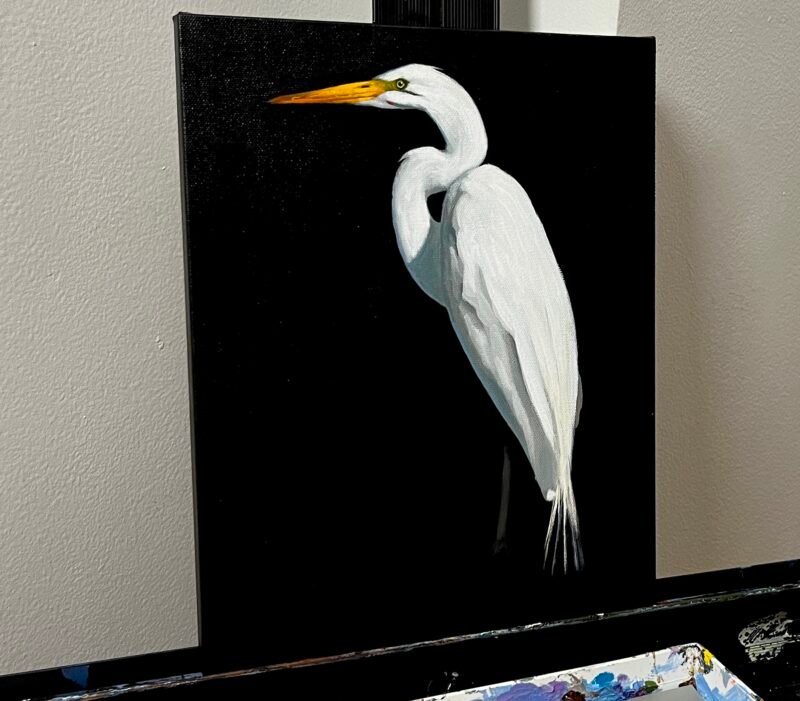 Egret In Oil - A Painting Lesson on DVD | Tim Gagnon Studio