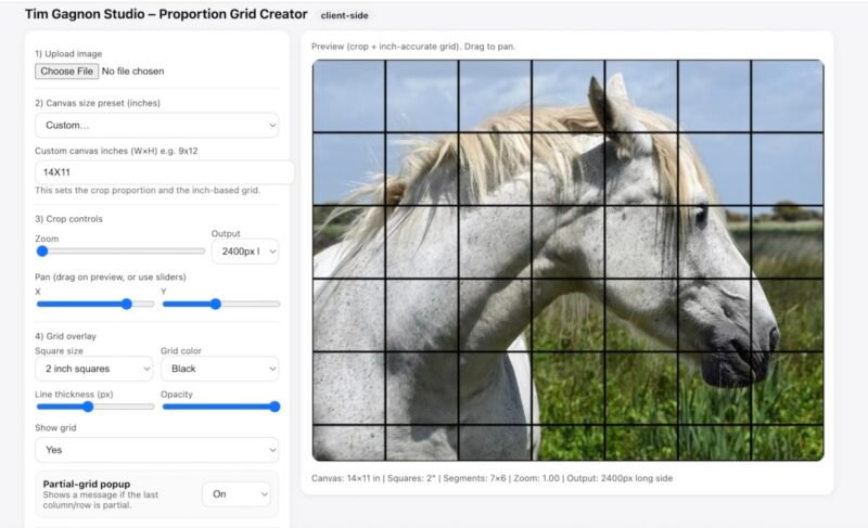 How to Use the Grid Method for Painting and the Best Grid Creator Tool ...